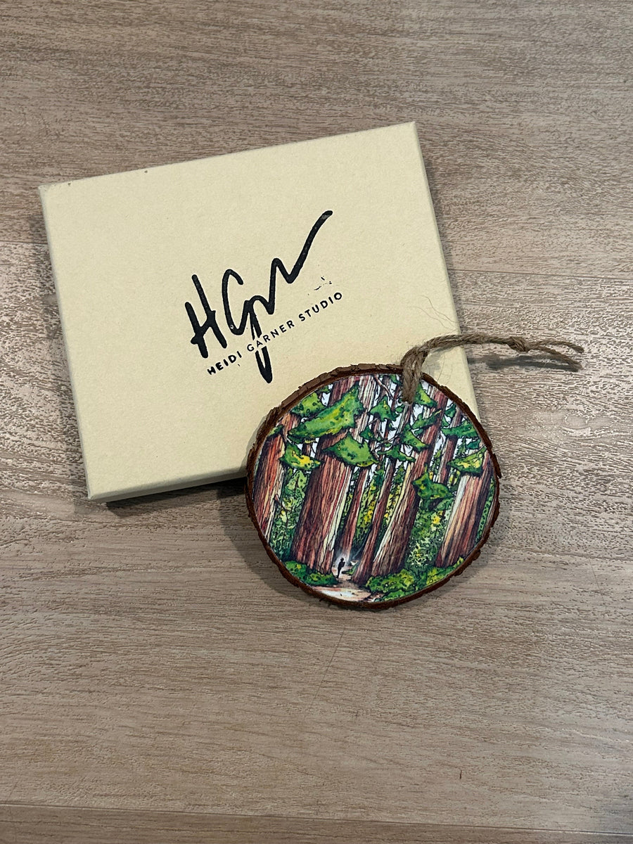 Wood Slice Ornament – Heidi Garner Studio