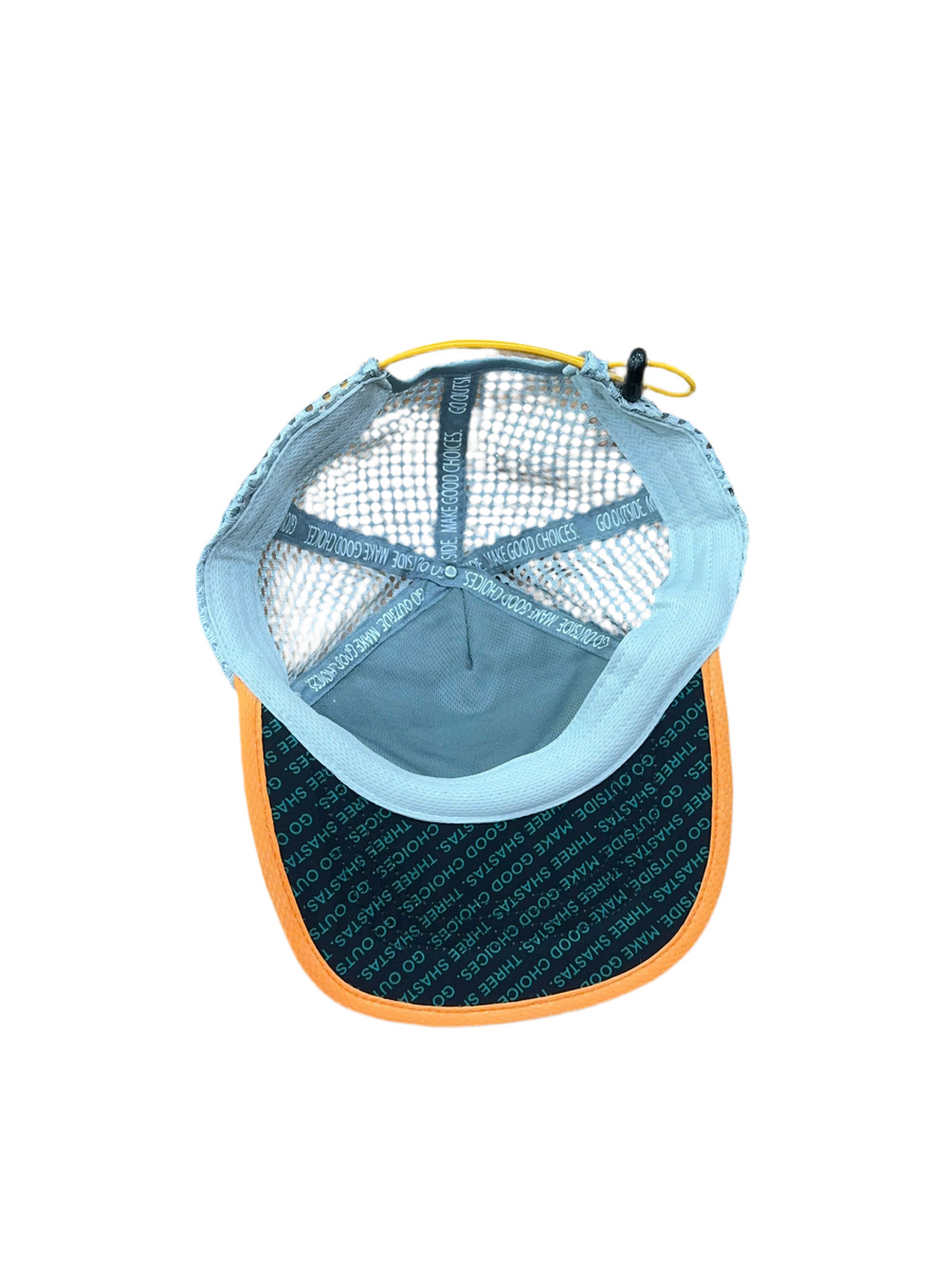 Three Shastas - Foam Trucker Cap with Bungee Back – Heidi Garner Studio