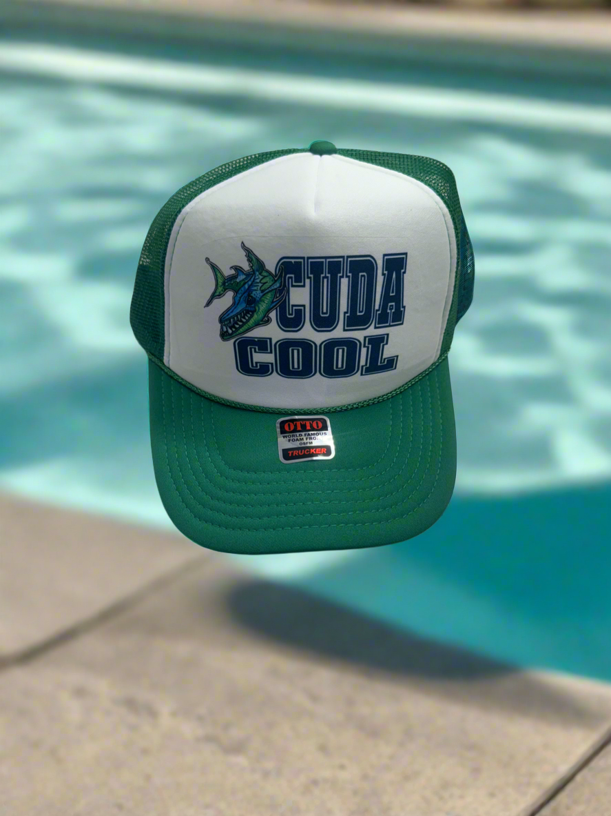 Adult Brodstone Barracudas "CUDA COOL" Trucker – Heidi Garner Studio